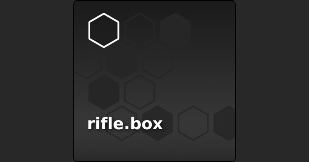 rifle.box - Profile | .box